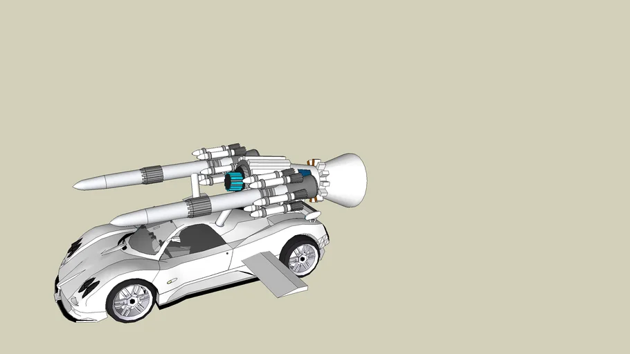rocket car | 3D Warehouse