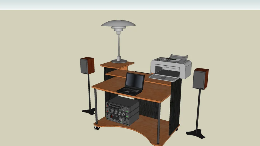 Computer desk | 3D Warehouse
