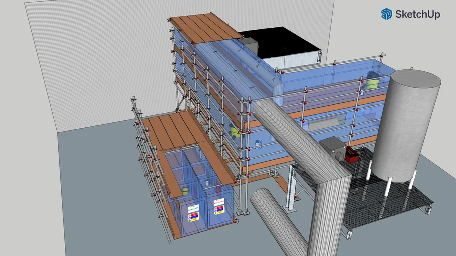Combined Airlock-Baglock | 3D Warehouse