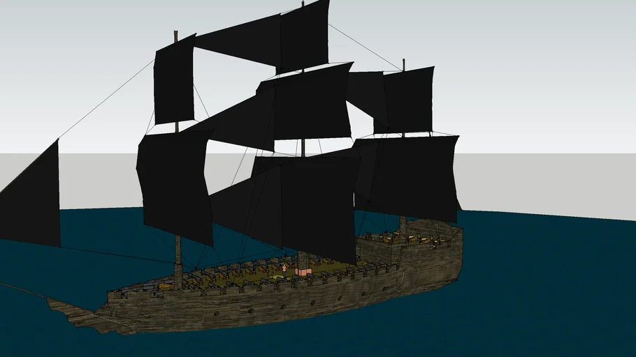 large pirate ship | 3D Warehouse