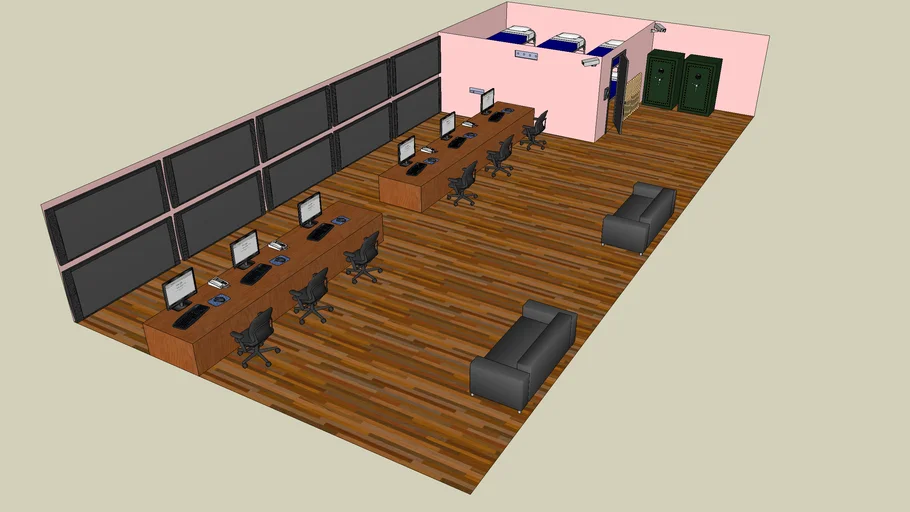 Security Room | 3D Warehouse