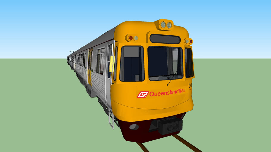 Queensland Rail EMU 3-Car Set | 3D Warehouse