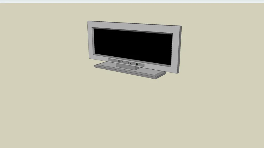 LCD TV Screen | 3D Warehouse