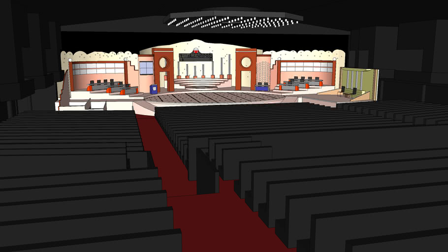 Teatro Teletón, Teletón 1992 | 3D Warehouse