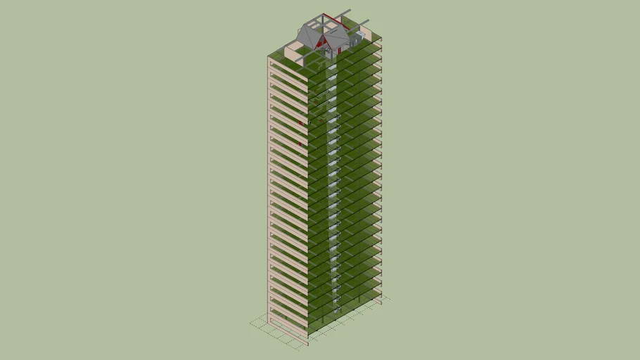 25 Storey High Rise - HVAC | 3D Warehouse