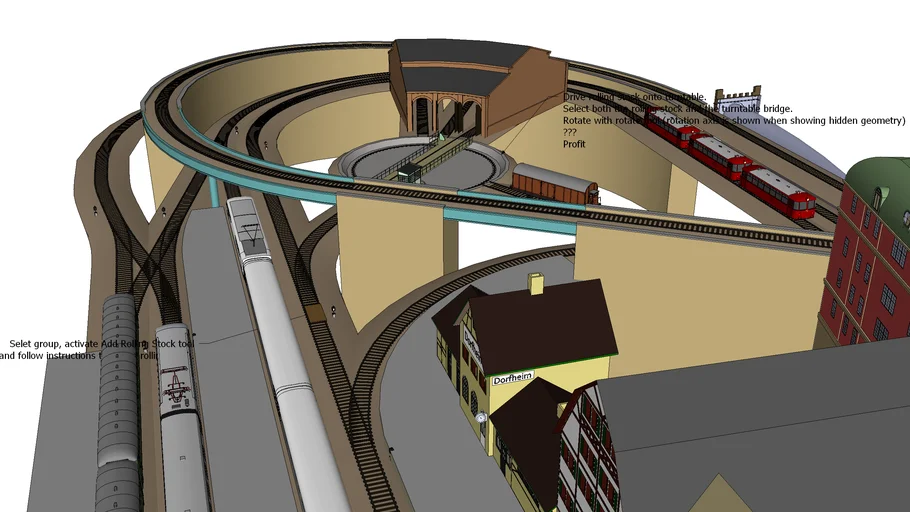 Eneroth Railroad System Demo (v0.1.10) | 3D Warehouse