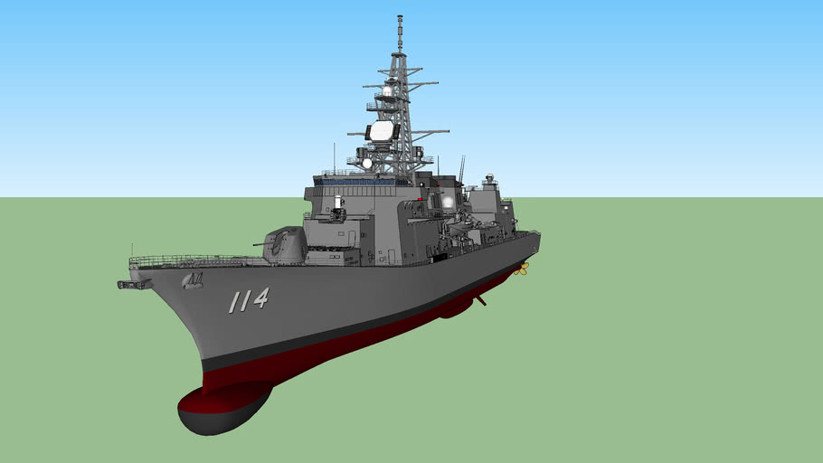 JMSDF JS Suzunami DD-114 すずなみ | 3D Warehouse