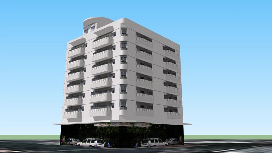 Edificio en 7 y 55, La Plata | 3D Warehouse