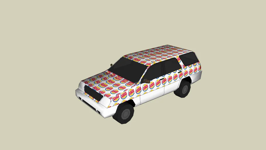 BURGER KING SUV | 3D Warehouse