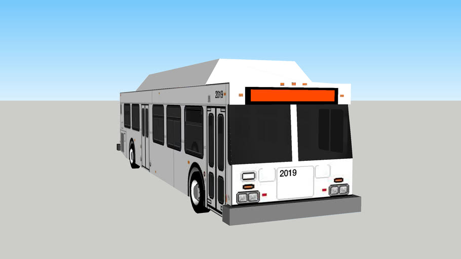1999 new flyer c40lf | 3D Warehouse