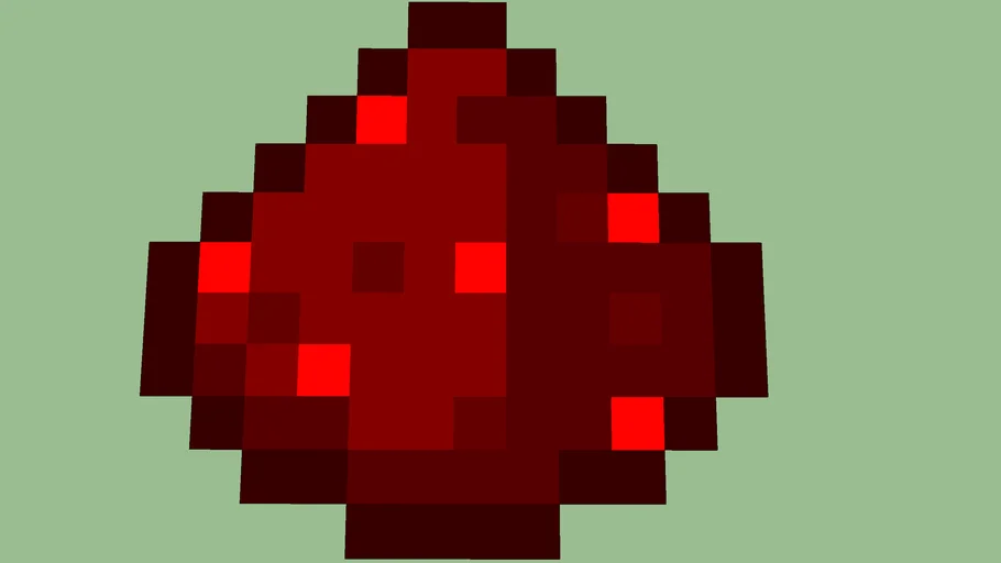 Minecraft Redstone Dust | 3D Warehouse