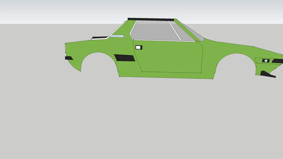 1978 fiat x19 template | 3D Warehouse