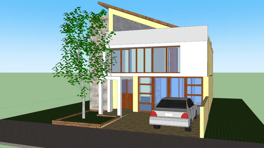 Rumah 3 tingkat | 3D Warehouse