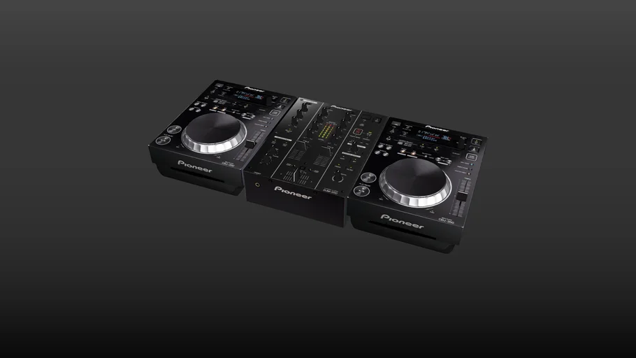 Pioneer CDJ-350 & DJM-350 | 3D Warehouse