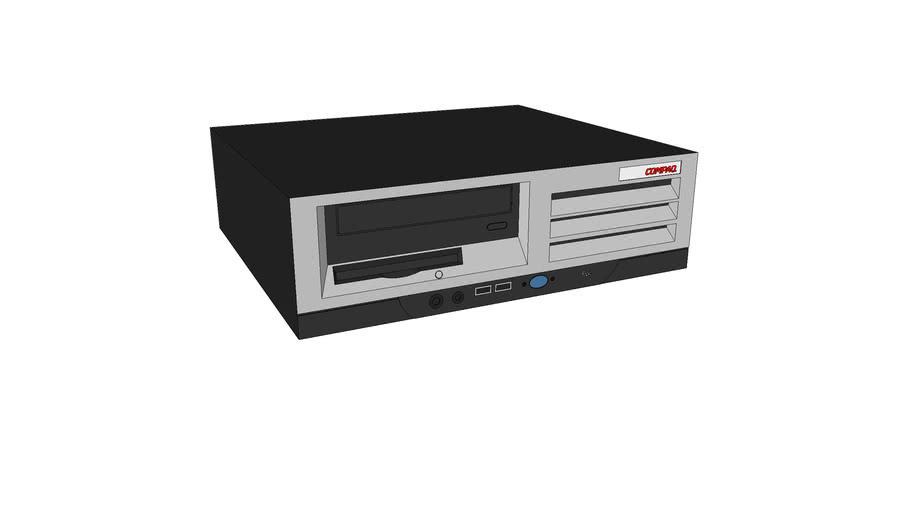 2001 Compaq Evo D300-D500 SFF Computer P4 | 3D Warehouse
