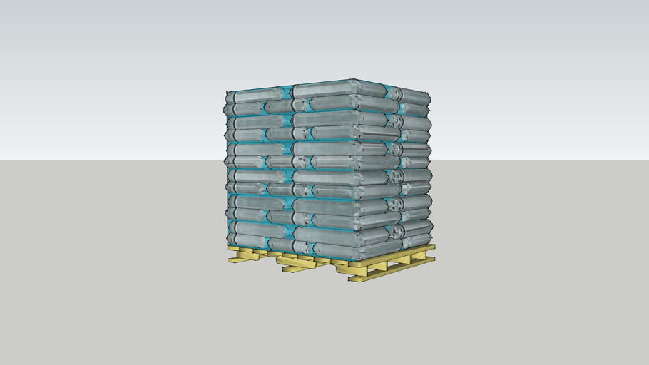 Pallet 60 bags | 3D Warehouse