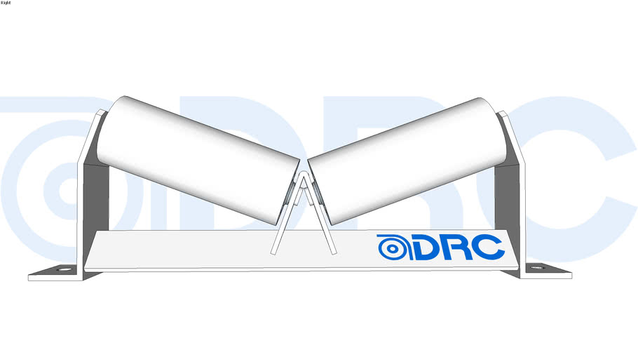 Australian Manufactured Conveyor Frames | 3000 Series -2 Roll Trough Set