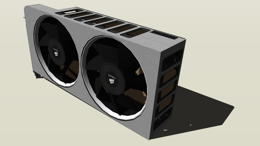 Nvidia GTX Titan Corsair fans cooled (Custom Dual 120mm fans cooling ...