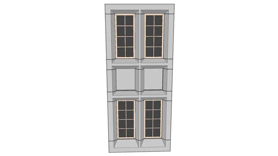 Window with Stone Details | 3D Warehouse