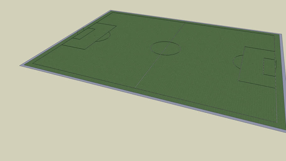 Football / Soccer field | 3D Warehouse