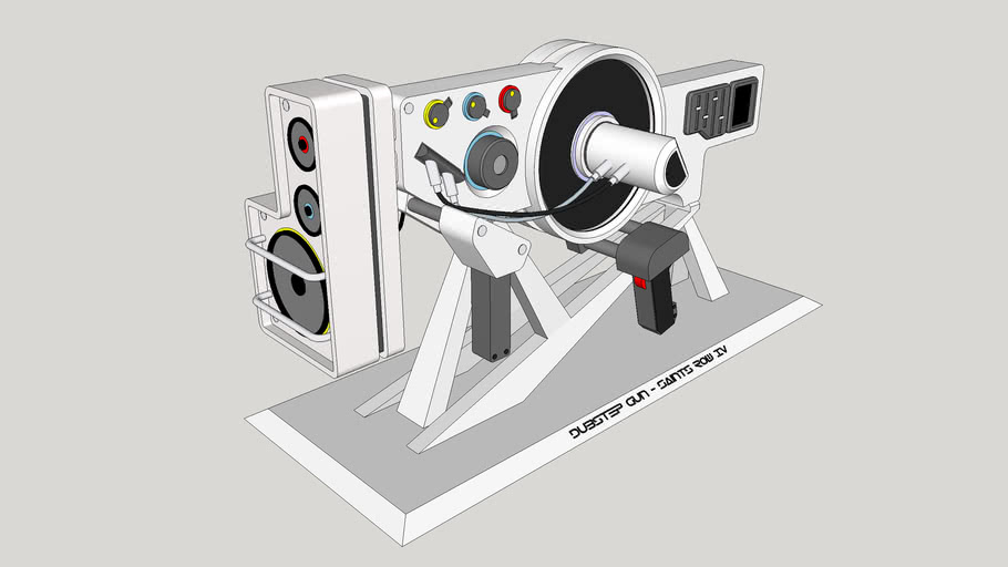 Dubstep Gun - Saints Row IV 1:1 Scale] Including Stand] | 3D Warehouse