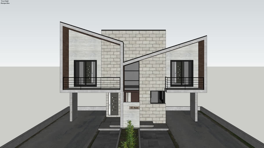 modern house | 3D Warehouse