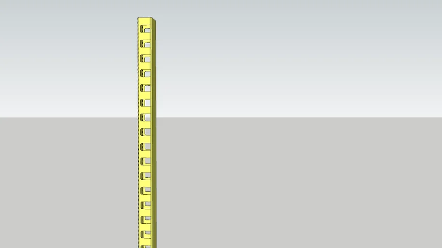 2x2 Vertical Fiber Management | 3D Warehouse