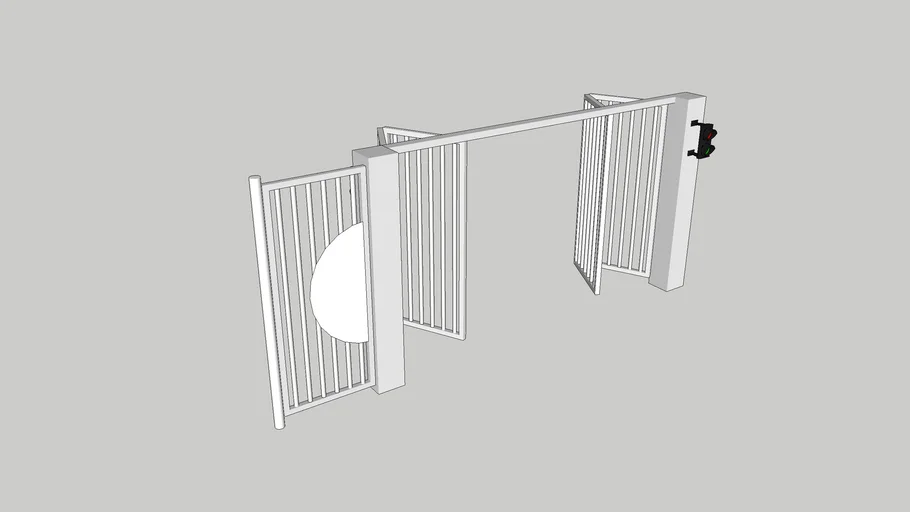 Speedgate with door | 3D Warehouse