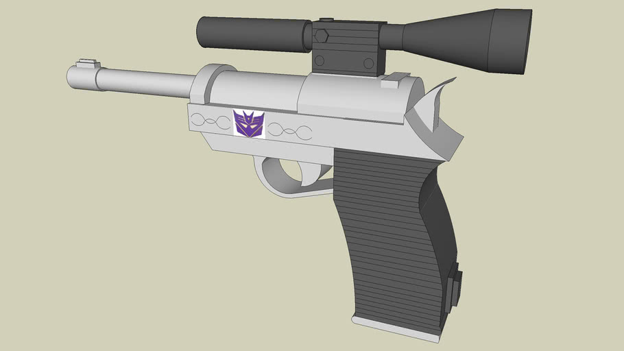 Transformers Generation 1 Megatron Gun Mode | 3D Warehouse