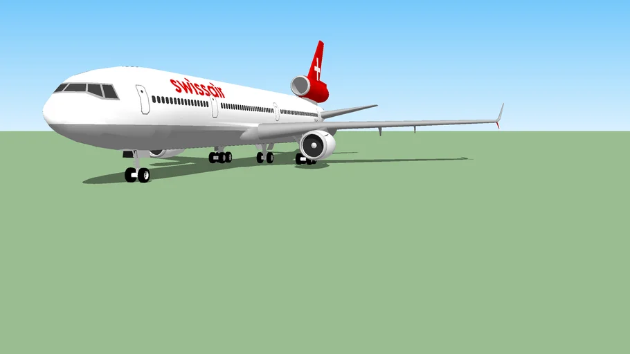 Swissair McDonnell Douglas MD-11 HB-IWF 'Vaud' | 3D Warehouse