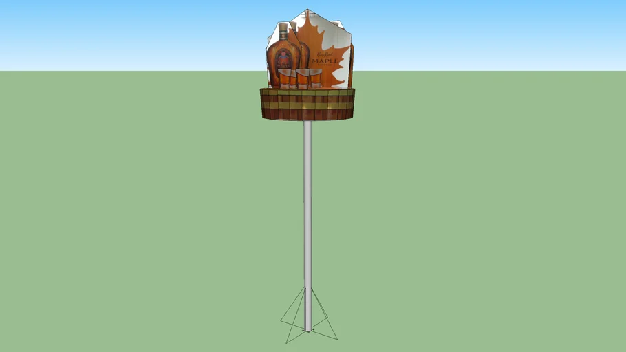 Crown Royal Maple Topper POS | 3D Warehouse