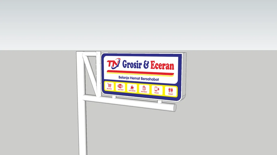 Neon Box Toko TN | 3D Warehouse