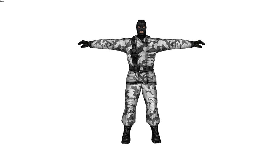 Terrorist - Counter-Strike | 3D Warehouse