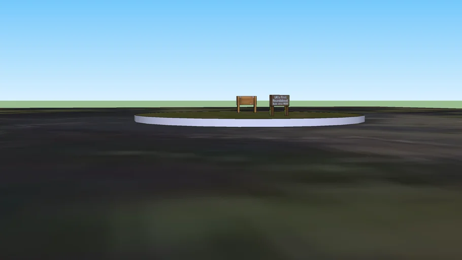 UK's First Roundabout, Letchworth | 3D Warehouse
