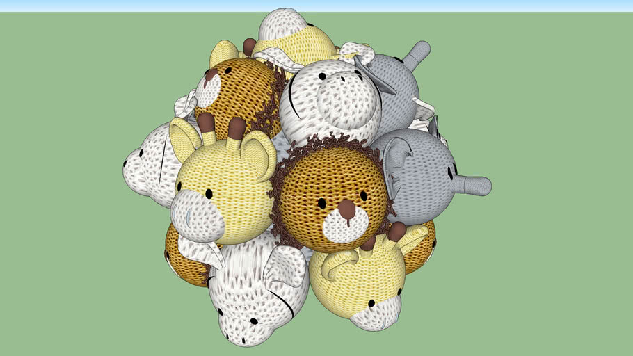 Puff Multi Safari - Kinder Design | 3D Warehouse