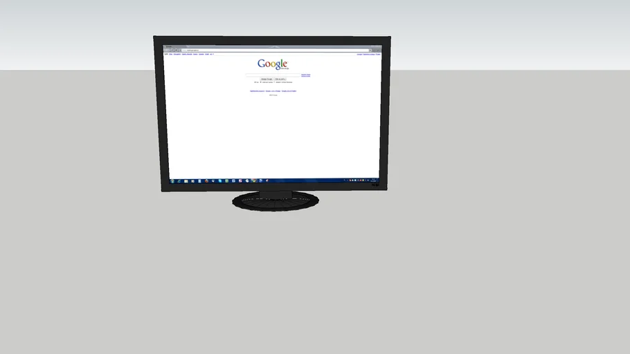 LCD monitor | 3D Warehouse