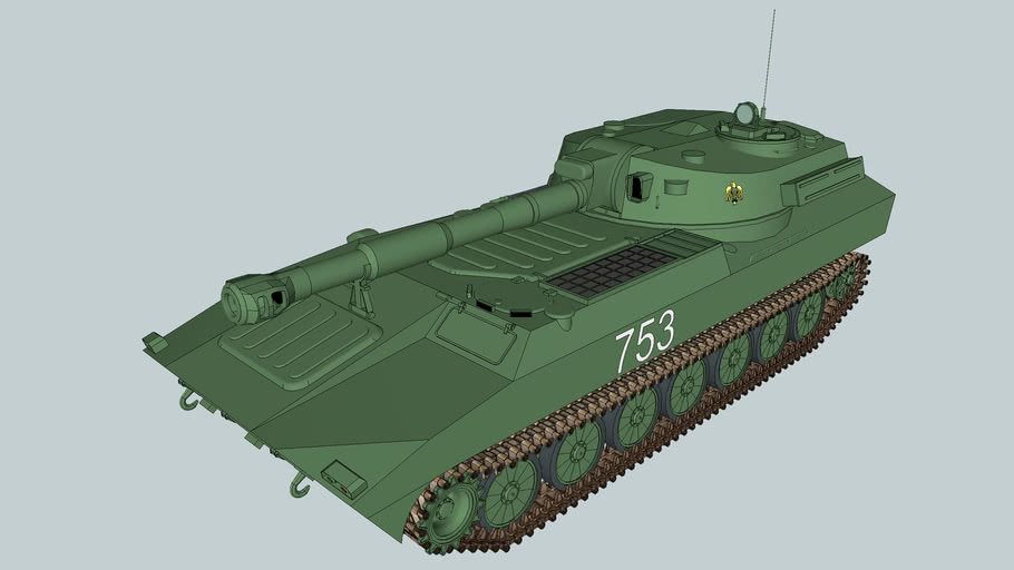 2S1 Gvozdika | 3D Warehouse