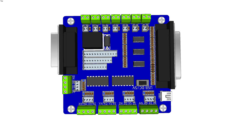 JK02M 5 axis breakout board | 3D Warehouse