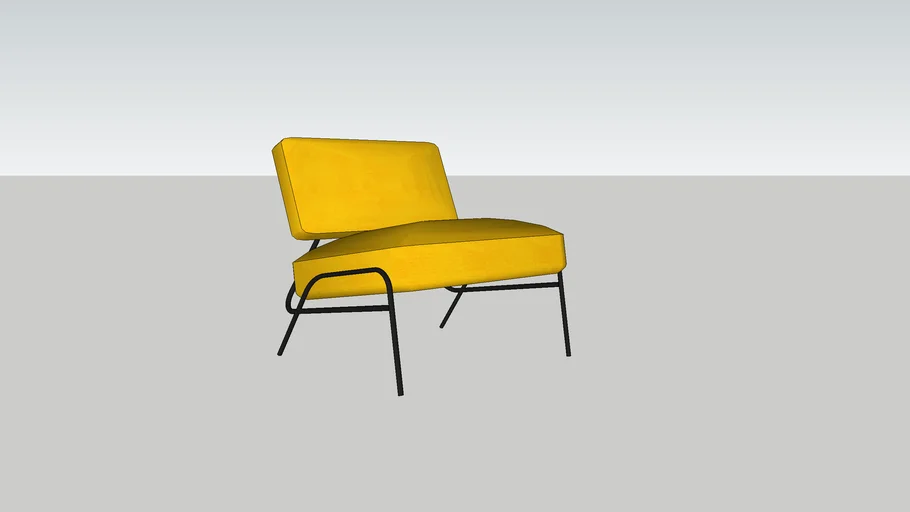 yellow chair | 3D Warehouse