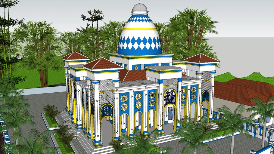 Badu - Masjid Muhammadiyah Badu Wanar | 3D Warehouse