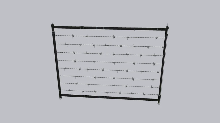 chain link fence | 3D Warehouse