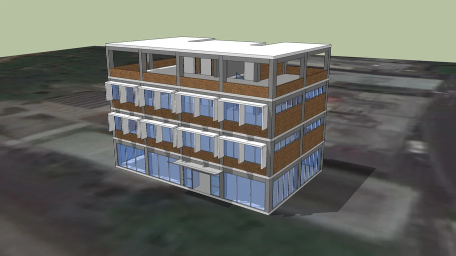 Edificio oficinas tarea T04 | 3D Warehouse