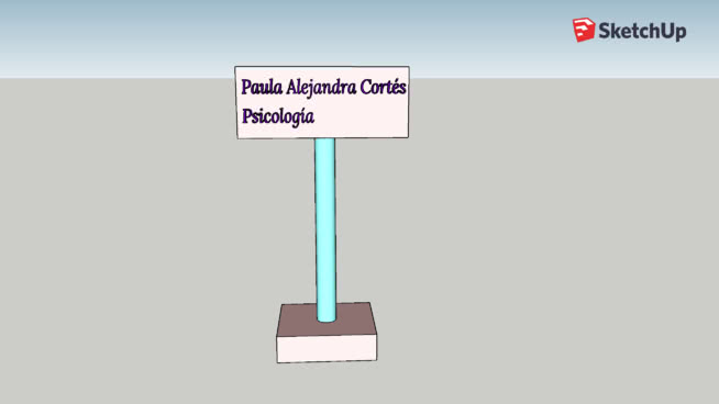 Letrero | 3D Warehouse