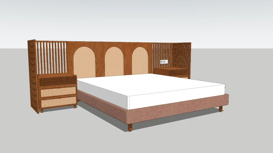 Rattan Bed | 3D Warehouse
