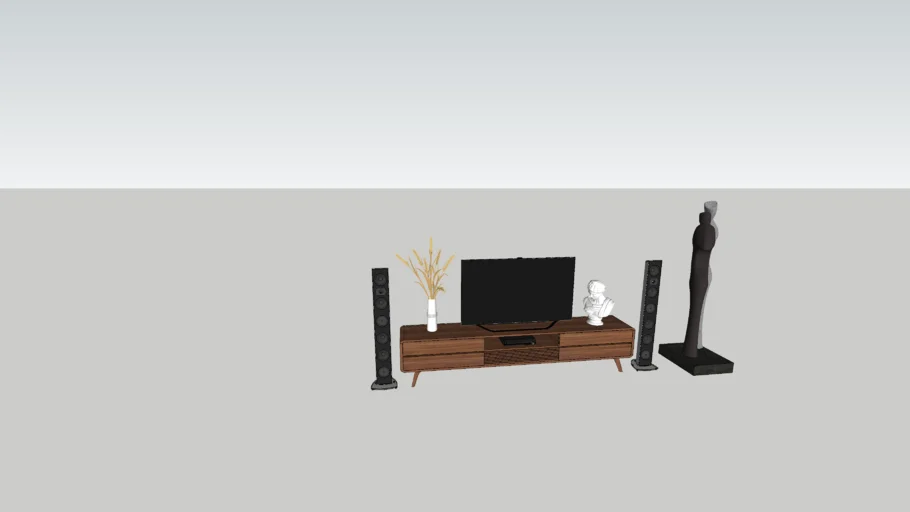 TDH_95 KỆ TIVI | 3D Warehouse