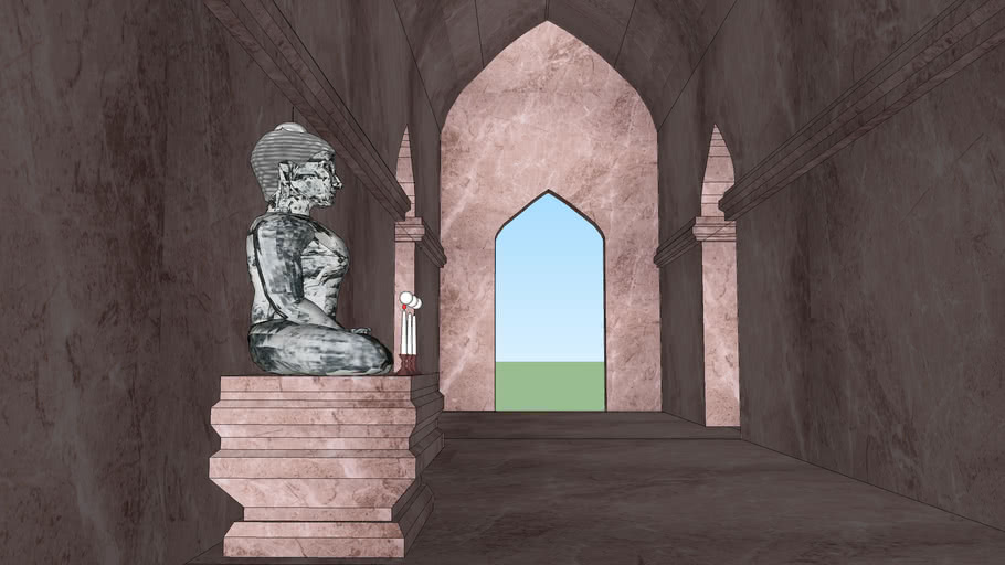 Buddha Statue and Temple | 3D Warehouse