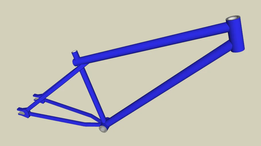 Hardtail Mountain Bicycle Frame | 3D Warehouse