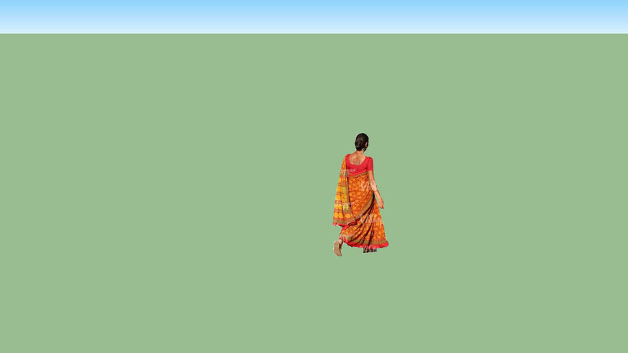 walking woman, indian | 3D Warehouse