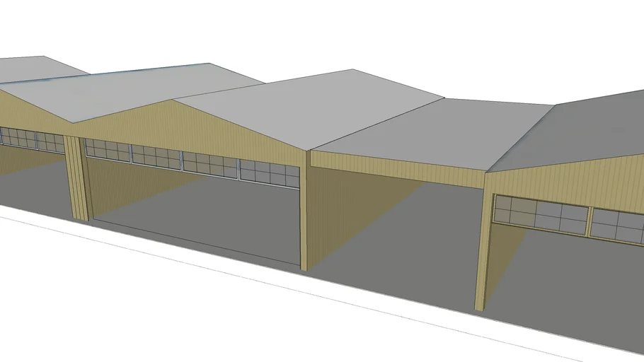 Area51 - Hangars 9-16 - Doors Open | 3D Warehouse