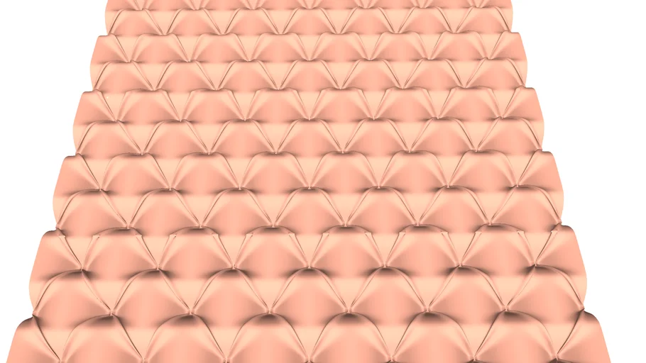 Capitone, Ribbed Quilting | 3D Warehouse